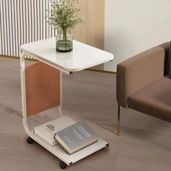 Quality Movable Coffee Side Table Living Room Bedroom Snack Bedside Mini Laptop With Wheels for sale