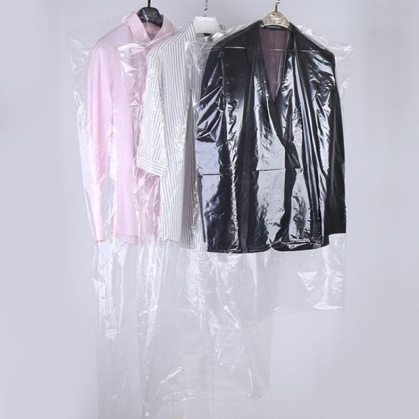 Quality 20pcs Plastic Clothes Dust Covers, Hanging Storage Bag, Proof Garment Bags for Home Dry Cleaners for sale