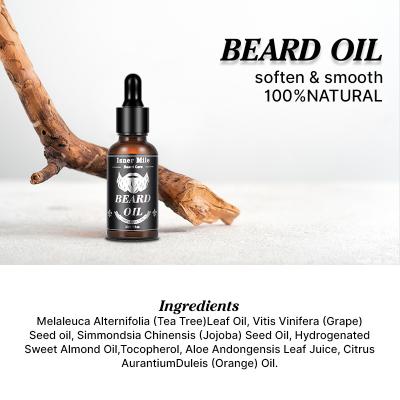 Cina Olio veloce di crescita della barba del siero di cura della barba degli uomini organici su ordinazione dell'etichetta privata in vendita