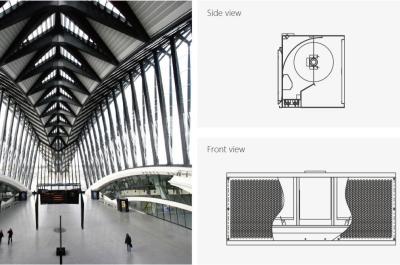 Cina 2025 90-150cm Super Large Wind Compact Air Curtains per porte industriali 220v-50Hz in vendita