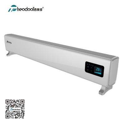 China Touch Screen Aluminum Room Heater With Thermostat / Baseboard Convector Heater With WIFI for sale