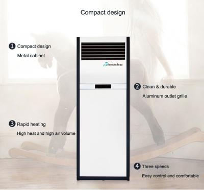 China 2025 Golden Sun Series Cabinet Warm Air Conditioning PTC Fan Heater for sale