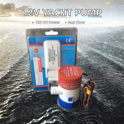 Quality 1100gph 12V DC Mini Bilge Pump for Yacht Non-Automatic with Float Switch Marine for sale