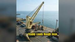 Electric Offshore Crane Heave Compensated