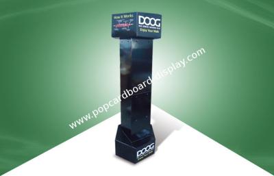 China Black Six Side Show Cardboard Hook Display UV Coating 100% Eco - Friendly for sale