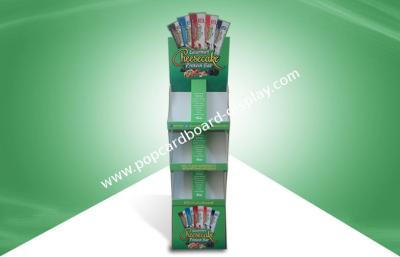 China POS Cardboard Displays / Retail Display Stands For Promotion Snacks With UV Coating for sale