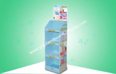 China 100% Eco Friendly Corrugate Cardboard Display Stands Promoting Insect Resistant Hygroscopic Package for sale