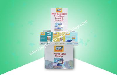 China Medicine Cardboard Pallet Display With Ten Cells To Present Different Items Together for sale