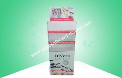 China Recylable POS Cardboard Display Stands For Snacks With Stackable PDQs for sale