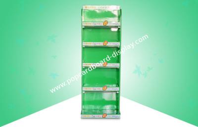 China Heavy Duty 5 Shelf Pop Cardboard Display For Insect Resistant Hygroscopic Package With Gloss Finish for sale