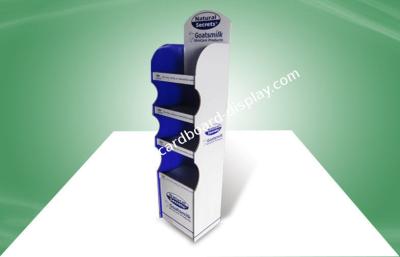China Easy - Assemble Durable Cardboard Product Displays For Milk Products for sale