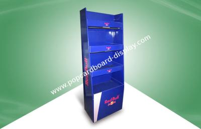 China UV or PP Laminated Cardboard Display Units Floor Displays For Beverage for sale