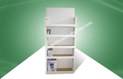 China Five Shelf Double - face - show Cardboard Display Racks For Home Products for sale