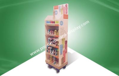 China Strong Stable 5 - Shelf Cardboard Pos Display For Cups And Bottles for sale