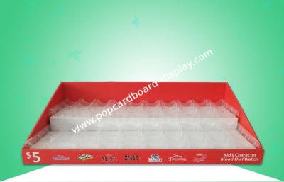 China Red Matt Finish Kid Watch Cardboard PDQ Trays/Cardboard Display Box Under Disney Brand for sale