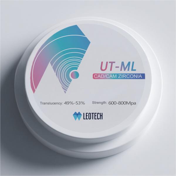 Quality Low-Temp Zirconia UT-ML 1480-1510℃ Range 1150-1250 HV10 3-Unit Bridges <100μg/cm for sale