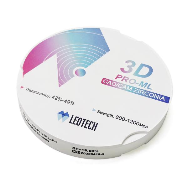 Quality Precision Sintering Zirconia Anterior Crown ±0.15% Shrinkage at 1500°C for for sale