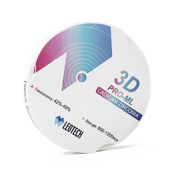 Quality 3D-Pro-ML All-in-One Zirconia 900-1200MPa Flexural Strength Full Contour for sale