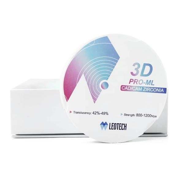 Quality Natural Tooth Simulation Zirconia 3D Translucency / Color Gradient 1480-1510°C for sale