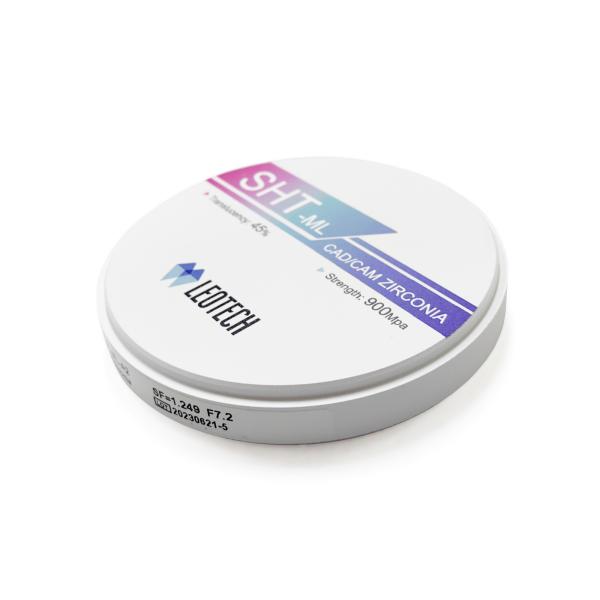 Quality SHT-ML 45% Translucency Zirconia Disc, 98/95/92x75mm for Full-Contour Crowns 9 for sale
