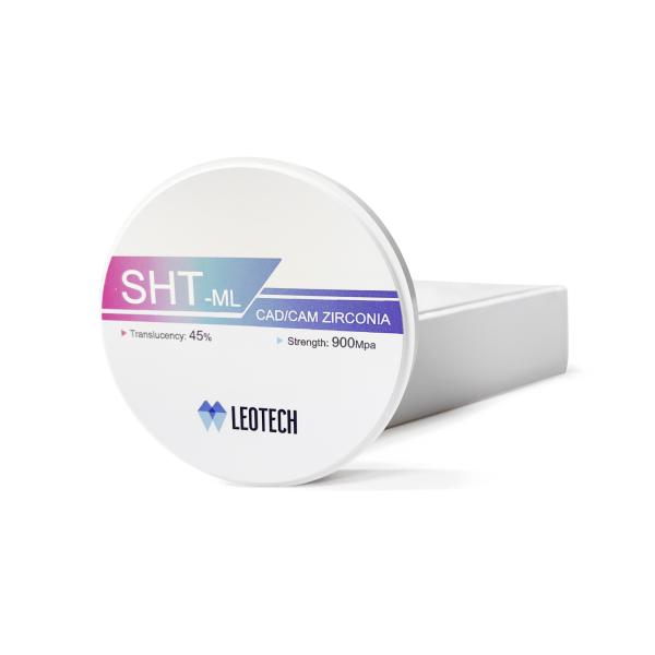 Quality A1-B4 Shade Zirconia Disc Thickness Options Ultra-Translucent Multilayer Structure for sale