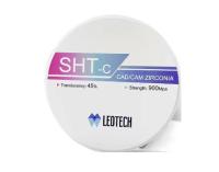 Quality SHT-C 45% Translucency Zirconia Block 900MPa Strength & 1300HV Hardness Full for sale