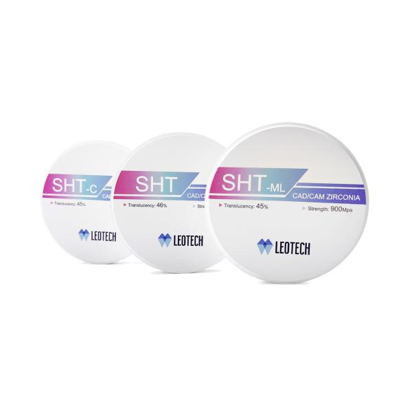 Quality SHT-C Zirconia Block , High Translucency 45% , 900MPa Strength for Aesthetic for sale