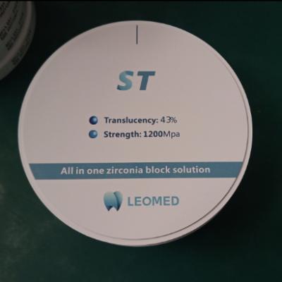 China Fast-Stain ST Zirconia System , 5-Minute Immersion , 1500°C Sintering for sale