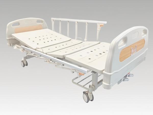 Quality Manual Double-Crank Nursing Bed with 250kg Load Capacity and Four-Wheel Independent Braking for sale