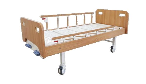 Quality Manual Double-Crank Nursing Bed with Composite Headboard (Basic or High-Side for sale