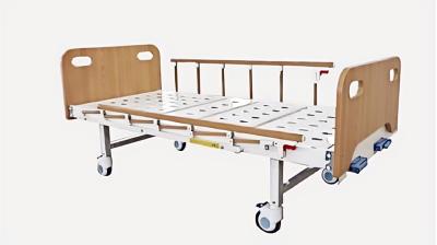 China Manual Double-Crank Nursing Bed with Composite Headboard (Basic or High-Side Option) - Composite Series for sale