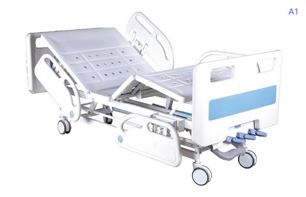Quality Triple-Wall Guardrail Manual Three-Crank Nursing Bed Series - Models A1, A4, A7 for sale