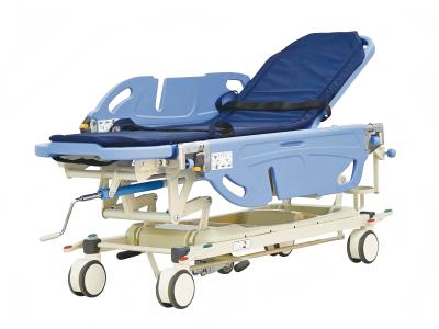 China Antibacterial-Coated Transport Trolley with Adjustable Backrest & Height - Model B2 for sale