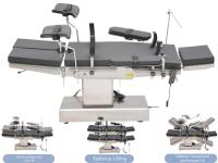 China DS-III Three-Function Electric Surgery Table 304 Stainless Steel 120mm Lumbar Bridge for sale