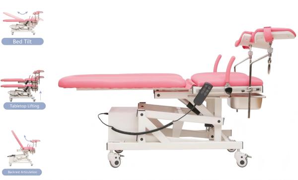 Quality DS-III Electric Examination Table with Streamlined Design, Concealed Waste Basin for sale
