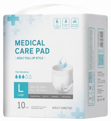 China Medical Grade Adult Pull-up Pants M/L/XL 360° Elastic Waistband for Easy Changing and Overnight Use for sale