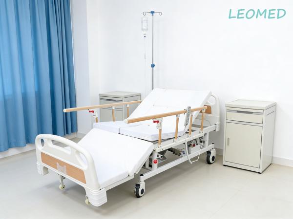 Quality Electric Turning Care Bed with Triple Electric Adjustment and Optional Wooden for sale