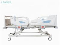 China DH-II-C Five Function Electric Hospital Bed 14 Degree Tilt with Angle Display Guardrails 2180x1020mm for sale