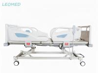 China DH-II-C Five Function Electric Hospital Bed 14 Degree Tilt with Angle Display Guardrails 2180x1020mm for sale