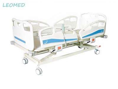 China Five-Function Electric Hospital Bed with Trendelenburg Tilt and 1.1mm Cold-Rolled Steel Bed Pan for ICU and Medical Positioning for sale