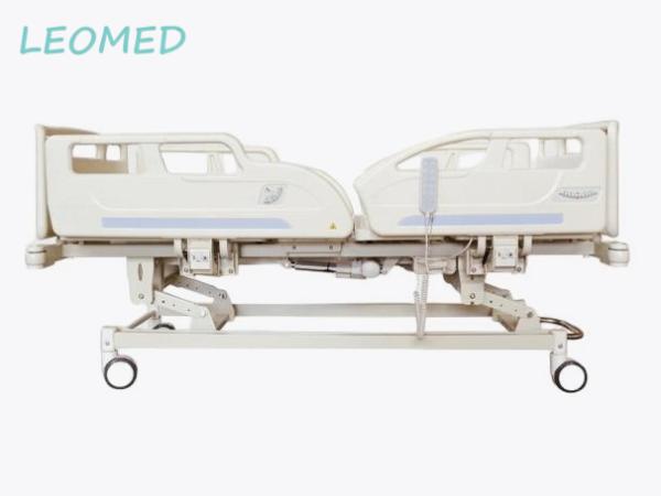 Quality DH-II-B Five-Function Electric Hospital Bed with Full-Coverage European Guardrails and 125mm Silent Central Control Wheels for sale