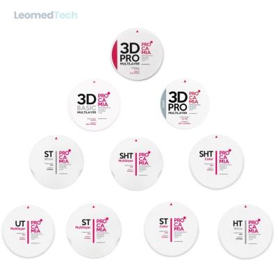 China Dental Zirconia Blocks Multilayer High Translucency 800–1200 MPa VITA Shades for sale