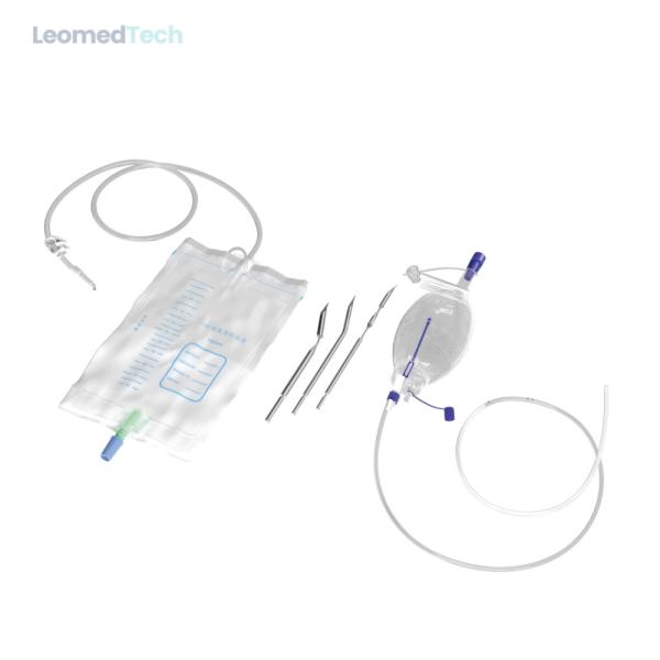 Quality Disposable Silicone Negative Pressure Wound Drainage Systems for Surgical Drainage for sale