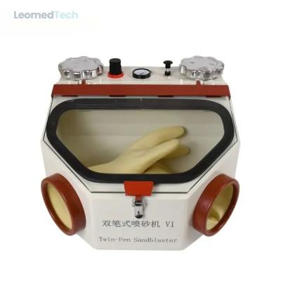China Dual Pen Dental Sandblasting Machine Precise Surface Cleaning Restorative Dentistry for sale