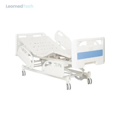 China DH-1 Three-Function Electric Hospital Bed with 260kg Load Capacity and European 4-Section Safety Rails for sale