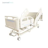 China DH-1-B Three-Function Electric Bed 125mm Silent Wheels Angle-Display Guardrails for sale