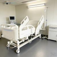 China DH-1-B Three-Function Electric Bed 125mm Silent Wheels Angle-Display Guardrails for sale
