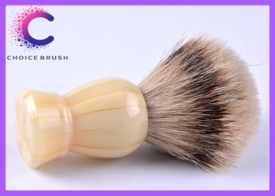 China nós especiais do cabelo do punho 20*65mm da cor do marfim da escova de rapagem do texugo do silvertip da montanha alta à venda