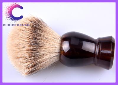 China Nós 100% do cabelo do texugo da densidade do punho da cor do escudo da tartaruga da escova de rapagem da cerda do texugo de Silvertip à venda