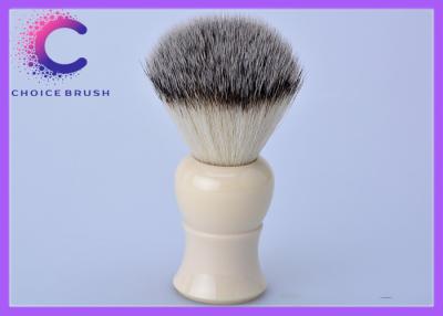 Cina Spazzola di rasatura sintetica molle naturale dei capelli con il materiale dell'acrilico della maniglia della resina della maniglia dell'avorio del Faux in vendita